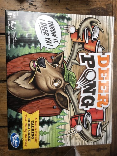 Hasbro Talking Deer Head Pong Game 630509939282| eBay