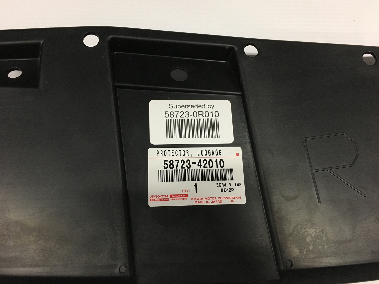 Genuine OEM Toyota 58723-0R010 Rear Bumper Lower Cover Right 2013-2015 ...