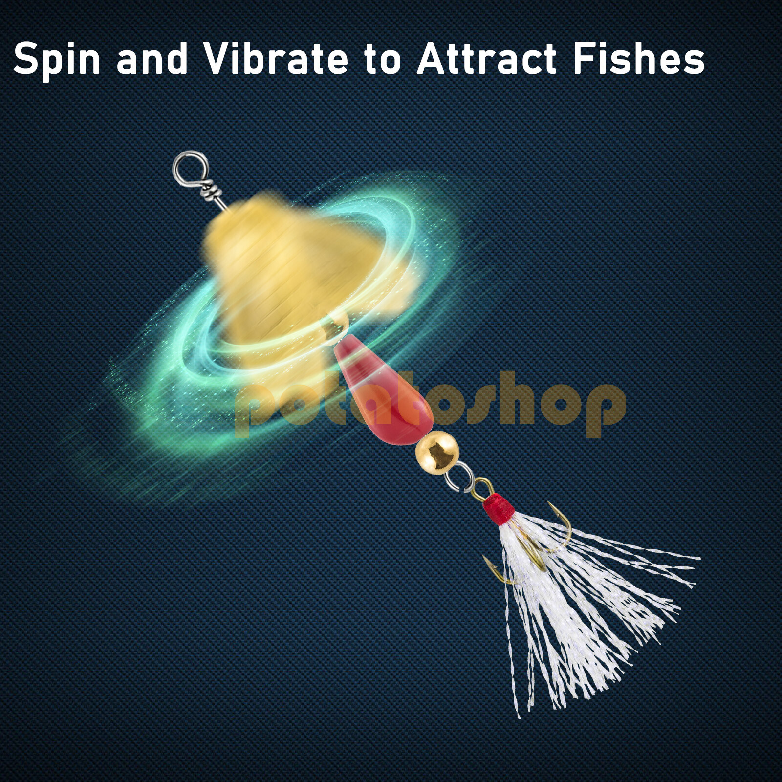 Fishing Inline Spinner Bait Making Kit Trout Crappie Bass Spinner Lures ...