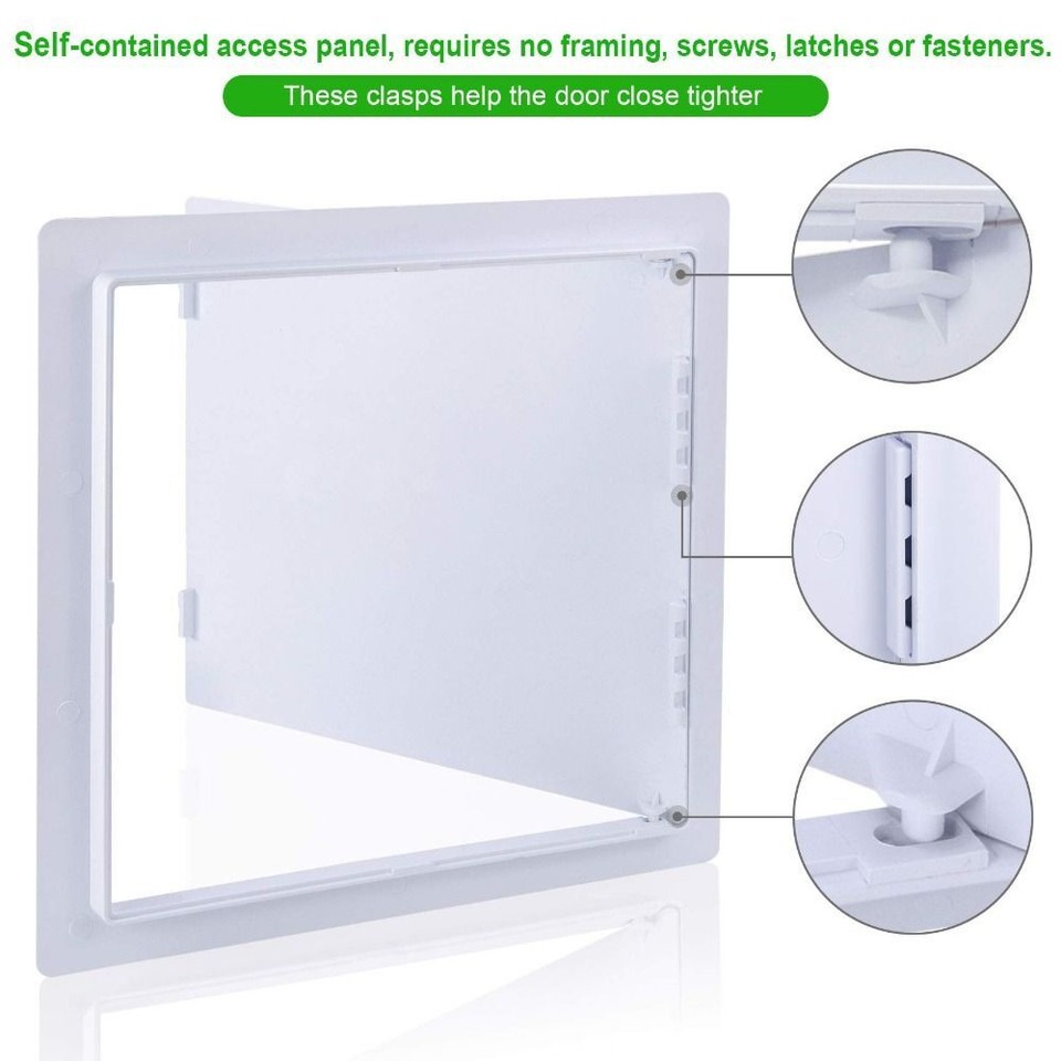 ABS Plastic Access Panel Heavy-Duty Wall Hole Cover Ceiling with Door ...