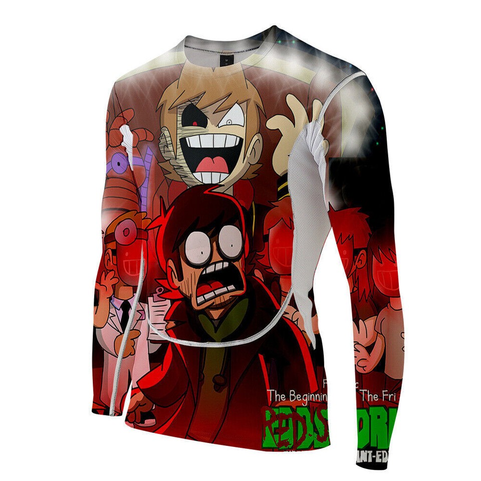 Eddsworld 3D T-Shirts Cosplay Edd Tord Matt Tom Long Sleeves Sport ...