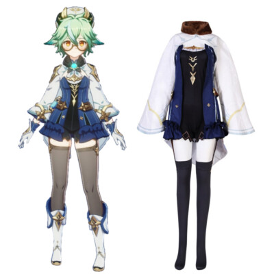 Genshin Impact Mondstadt Harmless Sweetie Sucrose Outfit Cosplay ...