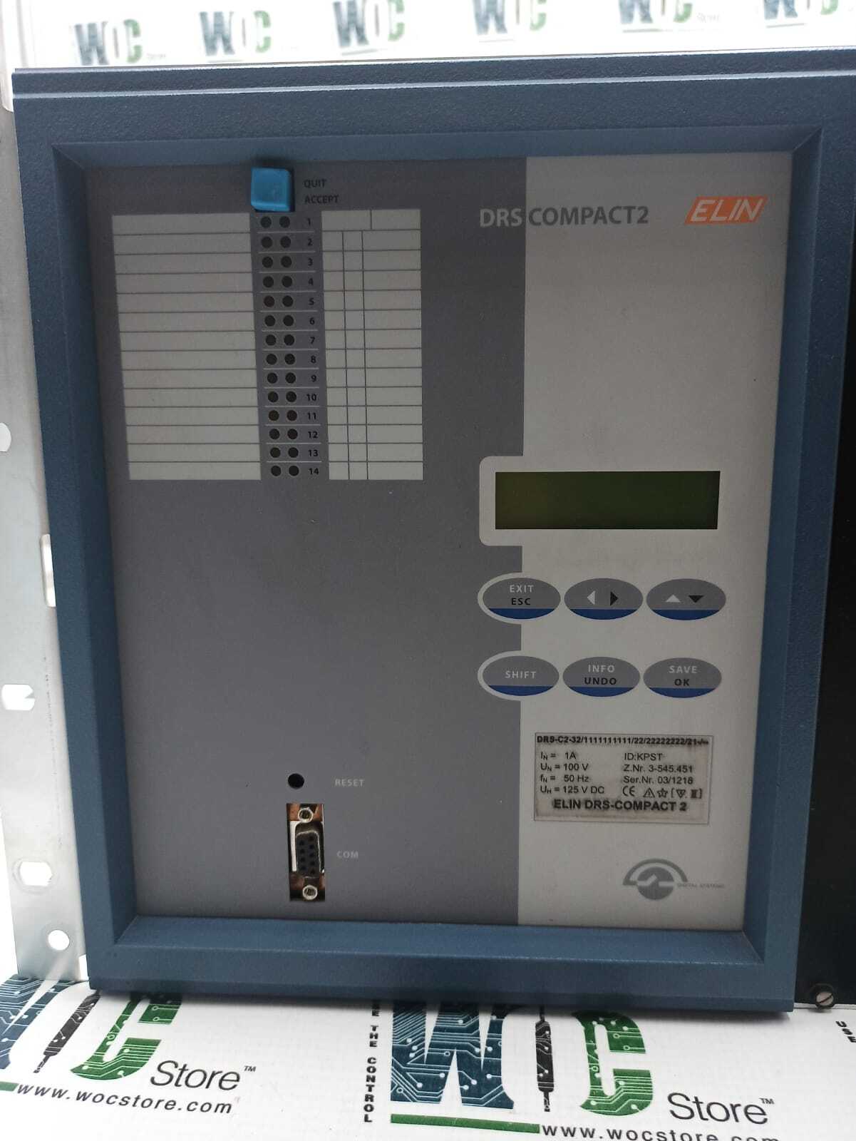 DRS-C2-32/1111111111/22/22222222/21 DRS-COMPACT 2 ELIN GENERATOR ...