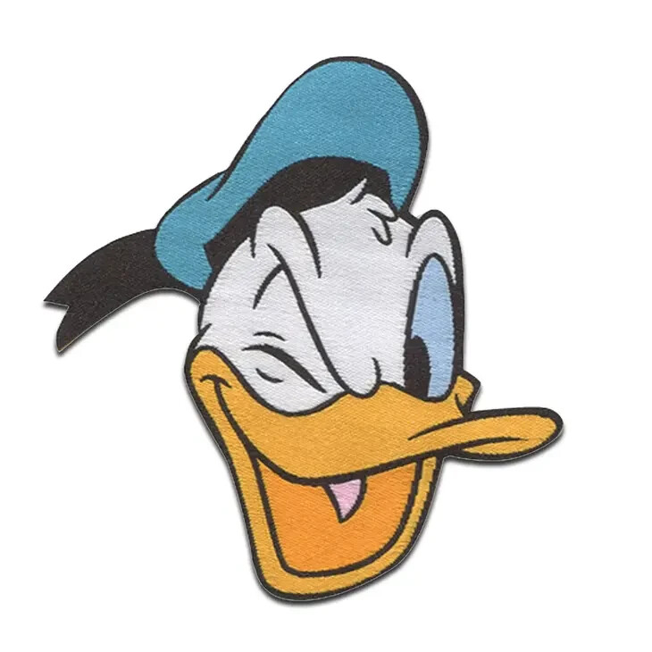 Disney Iron-On Patch: Donald Duck Profile w/Winking Eye New Free ...
