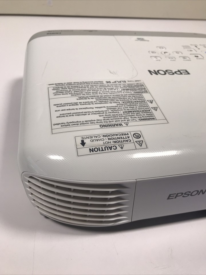 Epson Powerlite 108 3LCD ANSI HDMI Projector 3700 Lumens H860A 1986 ...