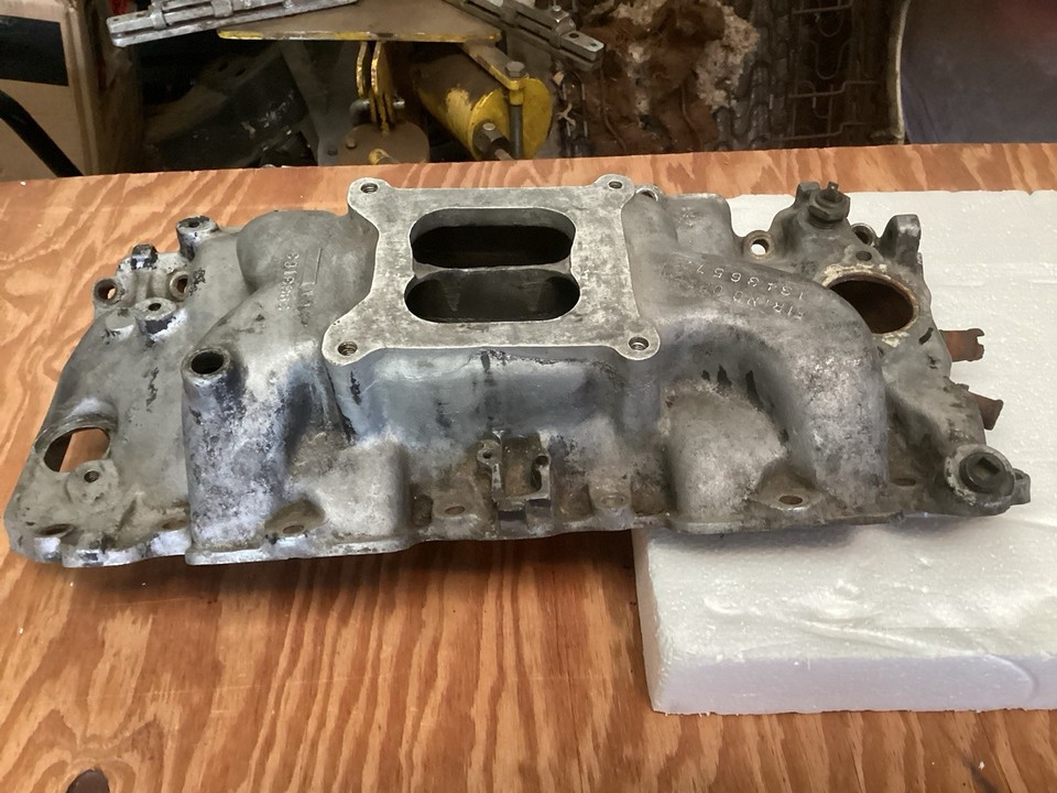 68, 69 Chevy, Camaro, Impala, Corvette BBC Intake Manifold Square Port ...