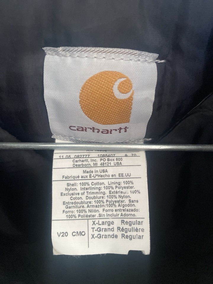 Carhartt Hunting Vest Arctic Quilt Lined Mens XL V20 CMO Camo RealTree ...