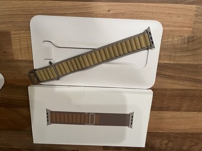 Genuine Apple Watch Ultra 49mm Tan Natural Strap Alpine Loop Size S New ...