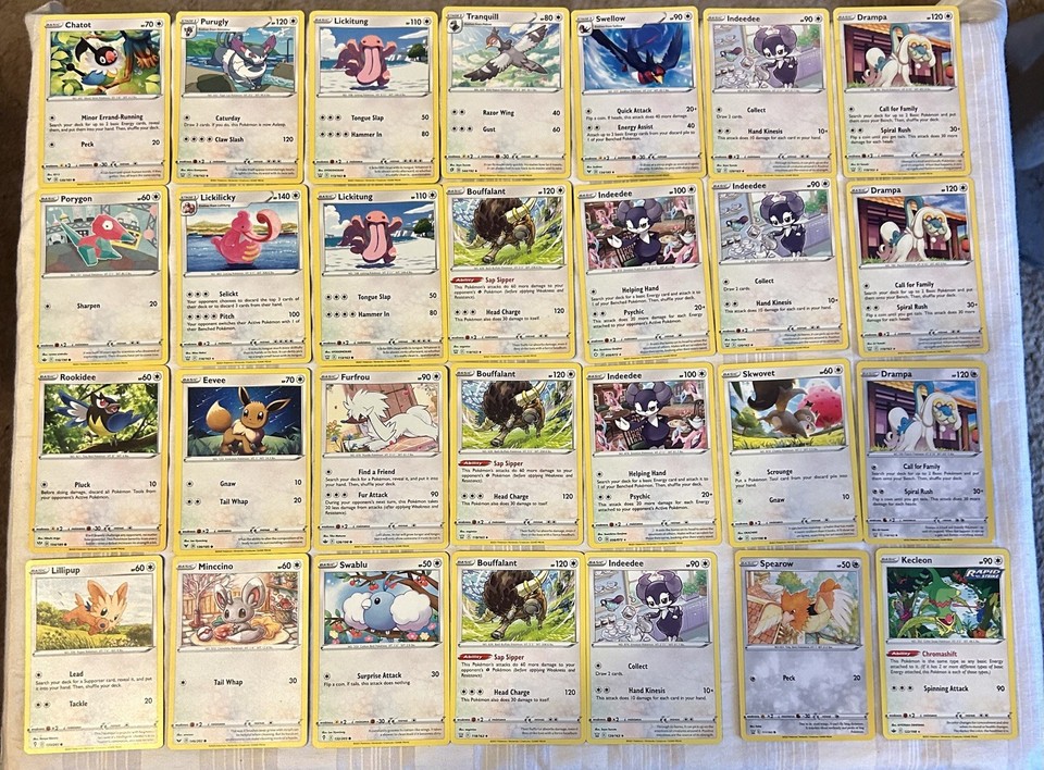Pokémon TCG 36 Mixed Card Lot -Colorless Type - 3 Reverse Holo | eBay