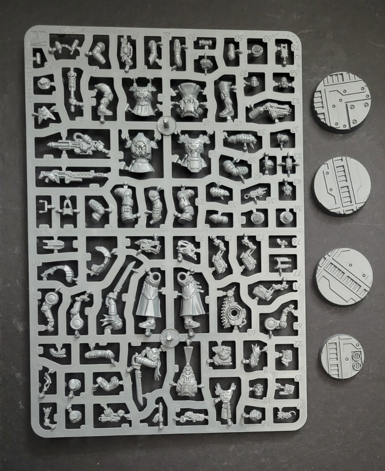 Necromunda Palanite Enforcer Captains & Sergeants 1 sprue Warhammer 40k ...