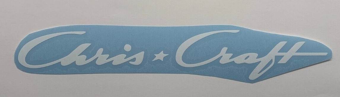 Chris Craft Boats Logo Die Cut Vinyl Decal High Quality Outdoor Sticker ...