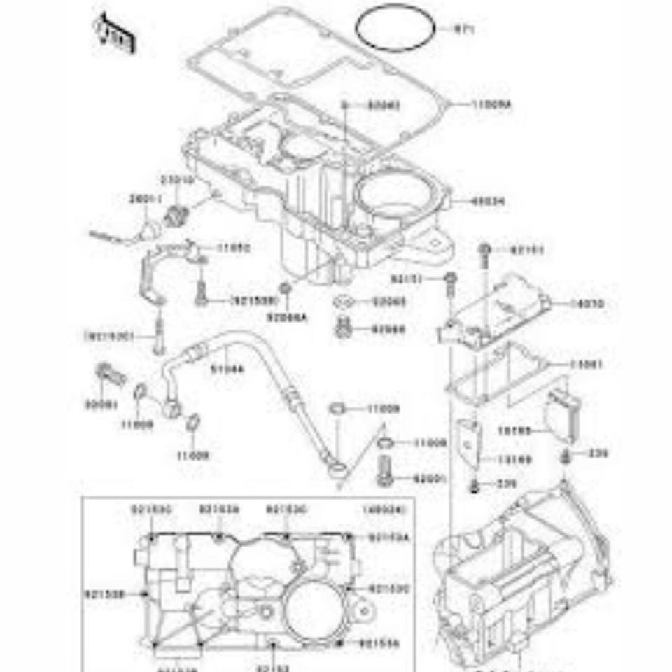 Kawasaki OEM 49034-1139 Pan-Oil GENUINE From Japan JDM NEW | eBay