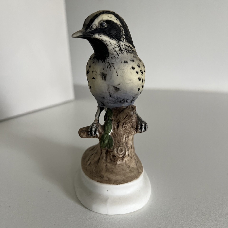 Vintage Lefton Hand-painted Worbler Bird Figurine #KW4206 | eBay