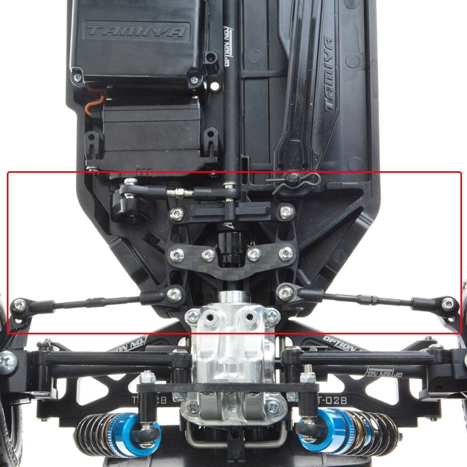 Aluminum Ball Bearing Steering Set For Tamiya TT02B 1/10 Upgrades | eBay