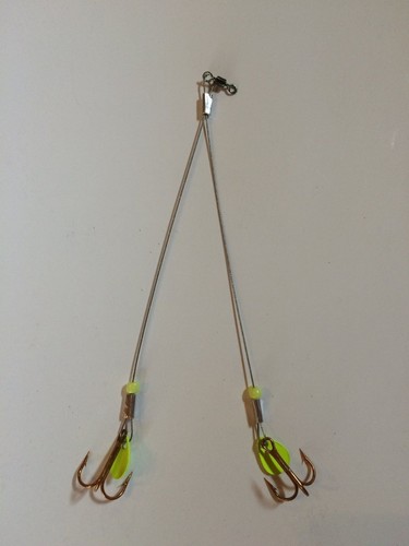 ( 6 pack) 40# Icefishing Quickstrike rig Nothern pike/Walleye tipup ...