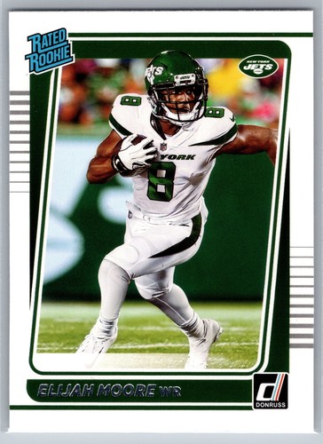 2021 Donruss Elijah Moore Rookie #271 New York Jets | eBay
