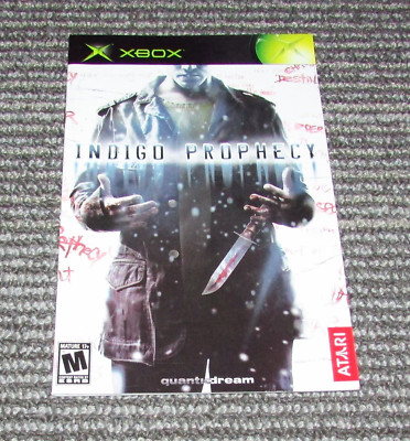 Indigo Prophecy (Instruction Manual Only) Xbox Authentic | eBay