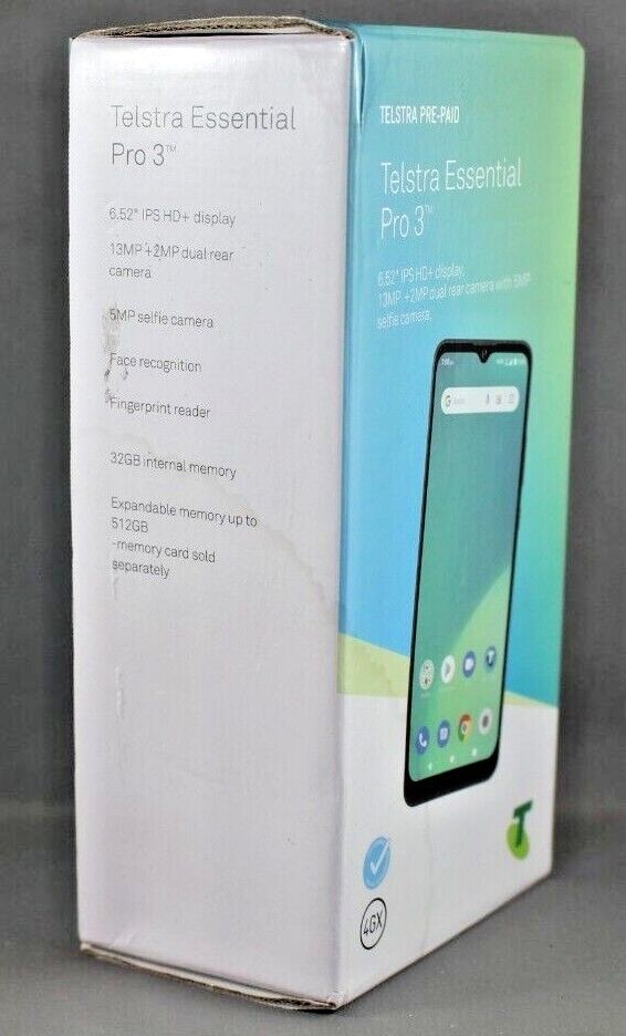 Telstra Essential Pro 3 TE011 - 32GB - Black (Telstra Network) for sale ...