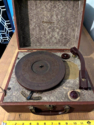 Vintage Firestone Vacuum Tube record player (T) | eBay