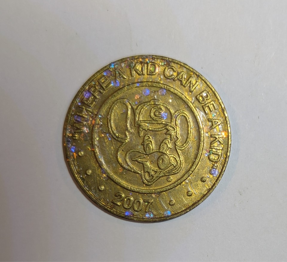SUPER RARE 2007 CHUCK E CHEESE MAGIC SPARKLE GEMS TOKEN VTG Americana ...