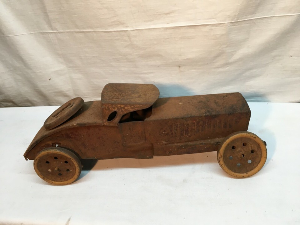 Antique Dayton Pressed Steel Rat Rod Rusty Race Car, Race Of Gentelmen ...