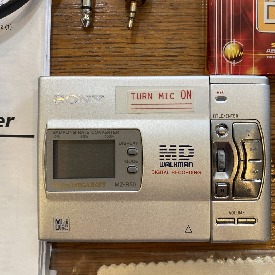 Sony MZ-R50 Minidisc MD Walkman Player Digital Recorder | eBay