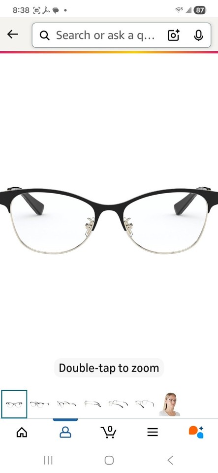 Coach Eyeglasses Frames HC5111 9346 Shiny Light Gold Black Cat Eye 53 ...