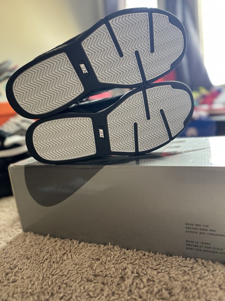 Size 11 - Nike Zoom Air Angus Black Chrome Raiders | OG Box | DS | Rare ...