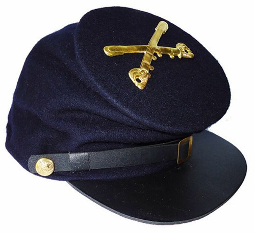 American Civil War Union Enlisted Cavalry Badged Forage Cap Hat - ALL ...