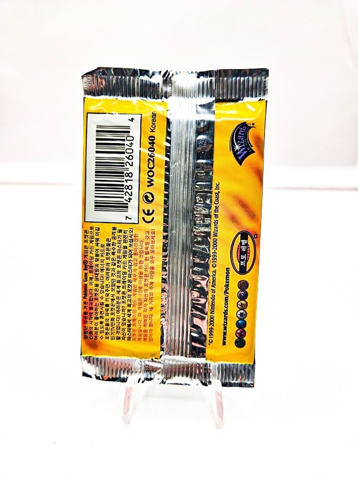 Pokemon korean Base set 1st edition booster pack Blastoise | eBay