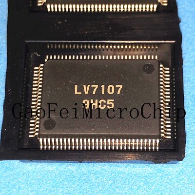 1PCS NEW LV 7107 LV7I07 LV71O7 LV7107 LV7107M-SPL-MPB-E QFP-100 IC CHIP ...