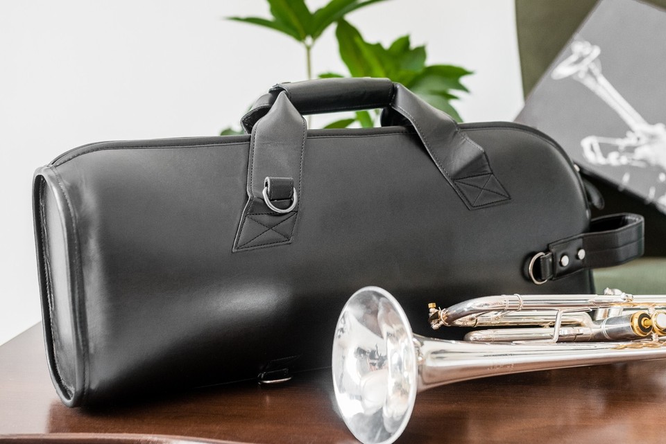 TRUMPET GIG BAG Eco friendly Leather Case Single. Gig Bag for Trumpets ...