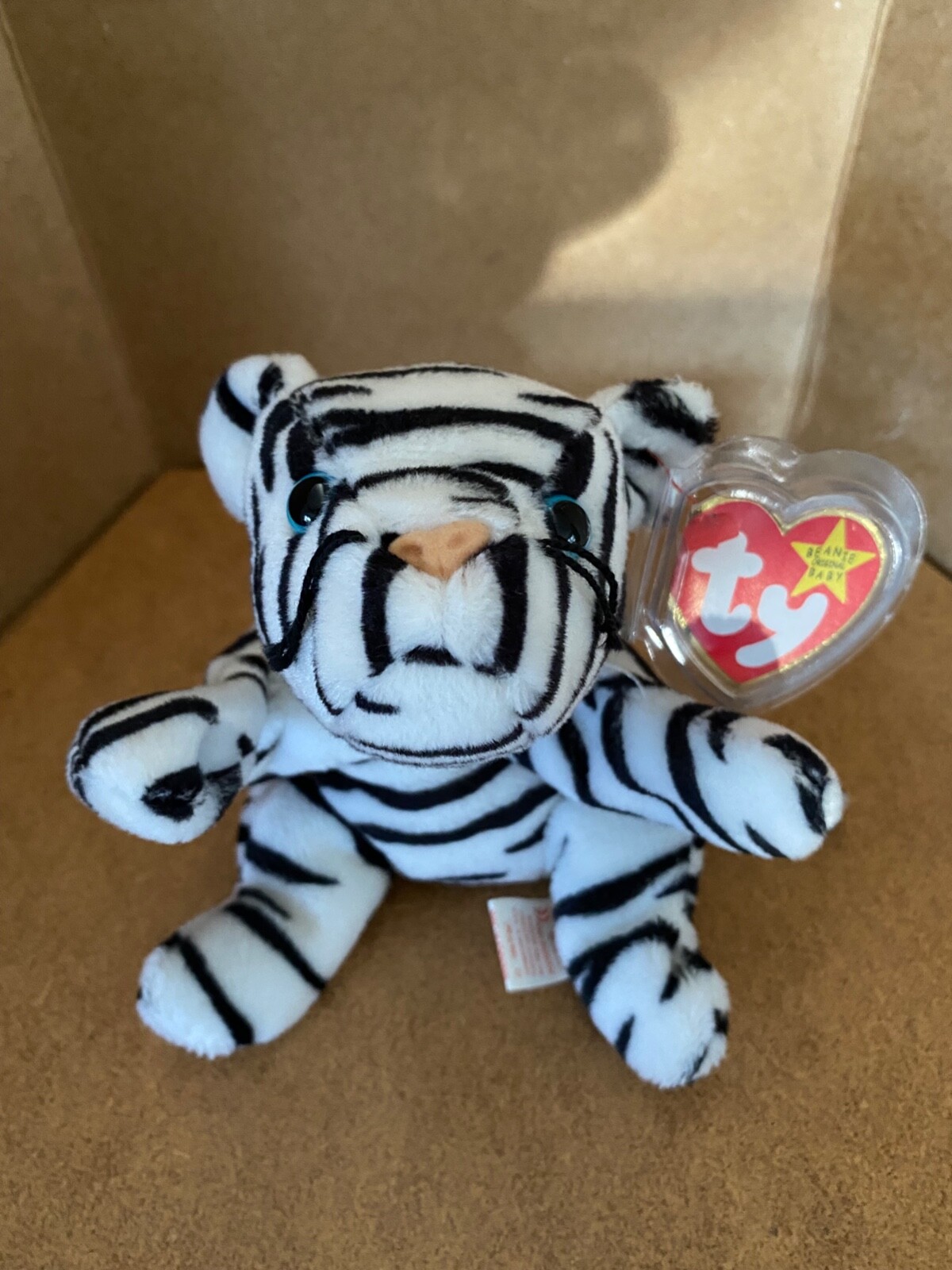 RARE RETIRED 1996 Ty Beanie Baby Blizzard with tag & nose errors! Mint ...