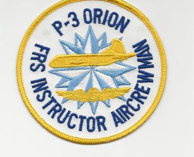 P-3 Orion FRS Instructor Aircrewman (US Navy Squadron Patch) (1990) | eBay