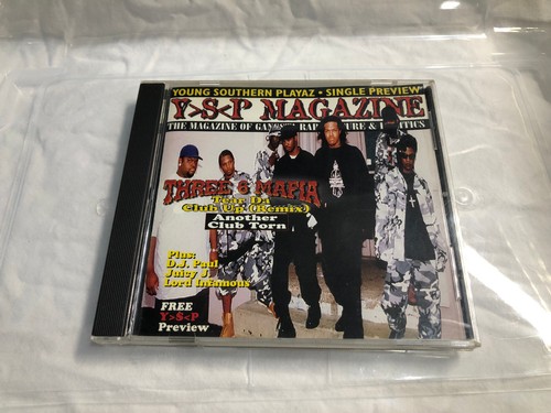 Three 6 mafia triple six cd cassette ysp magazine juicy j dj paul ...