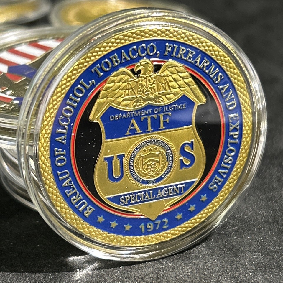 ATF BUREAU OF ALCOHOL TOBACCO & FIREARMS Challenge Coin New! | eBay