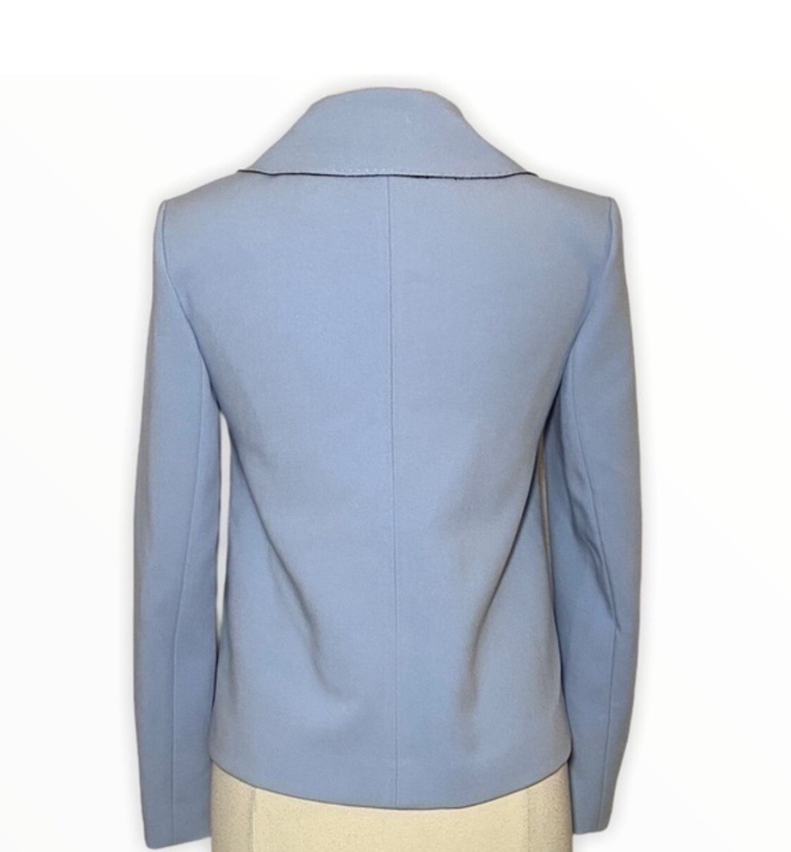 Halogen Blue Cropped Blazer Size S | eBay