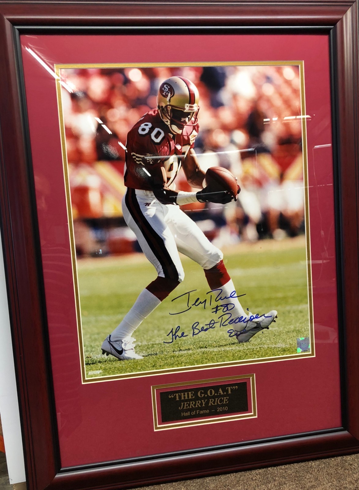 Jerry Rice Autographed Memorabilia | Signed Photo, Jersey, Collectibles ...