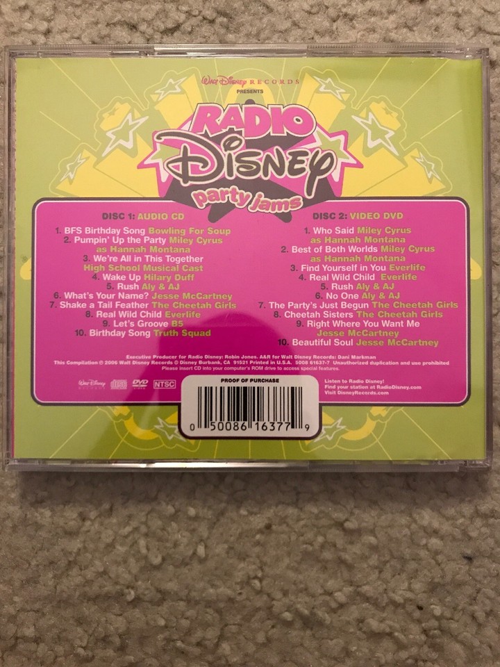 Radio Disney Party Jams CD/DVD | eBay