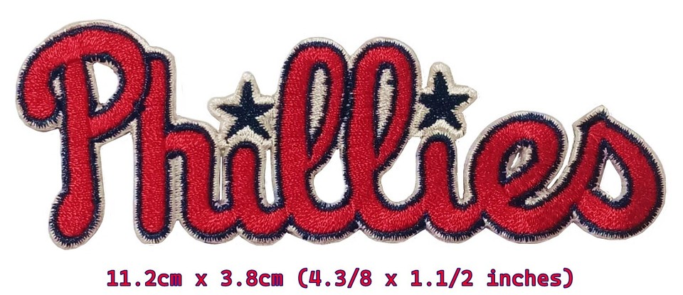 Philadelphia-Phillies Baseball⚾️Embroidery Patches Iron, Sewing (Select ...