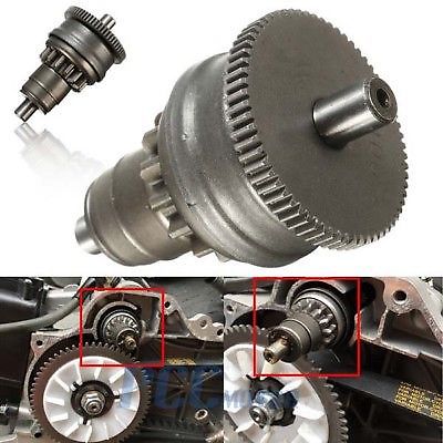 Starter Motor Clutch Gear Bendix GY6 49cc 50cc 139QMB Scooter Moped ATV ...