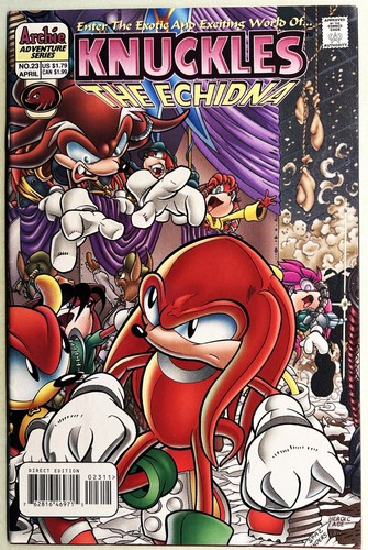 KNUCKLES The Echidna Comic Book #23 DARK ALLIANCE 2 of 3 Bagged ...