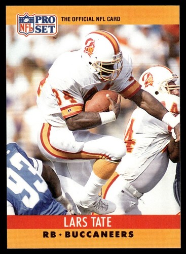 1990 Pro Set Lars Tate Tampa Bay Buccaneers #317 | eBay