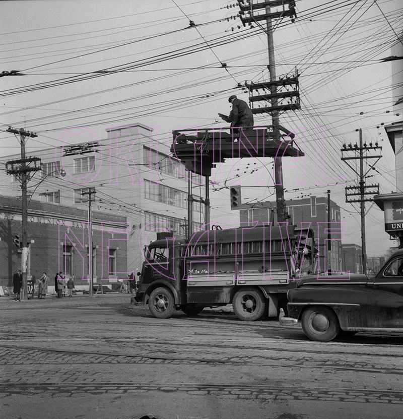 Orig Negative - Toronto Transit Commission (TTC) Line Mtnce Truck ...