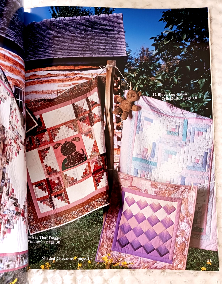 American School of Needlework WEEKEND LOG CABIN QUILTS Marti Mitchell ...