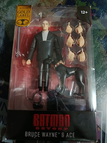 Mcfarlane Toys Batman Beyond Bruce Wayne & Ace Gold Label SDCC ...