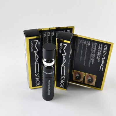 2 Mac Stack Mascara Superstack Micro Brush Mascara - Set 2 Mini x 8mL ...