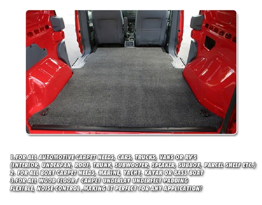 Felt Underfelt Replace Car Boat Carpet Van Lining Floor Rugs Anti ...