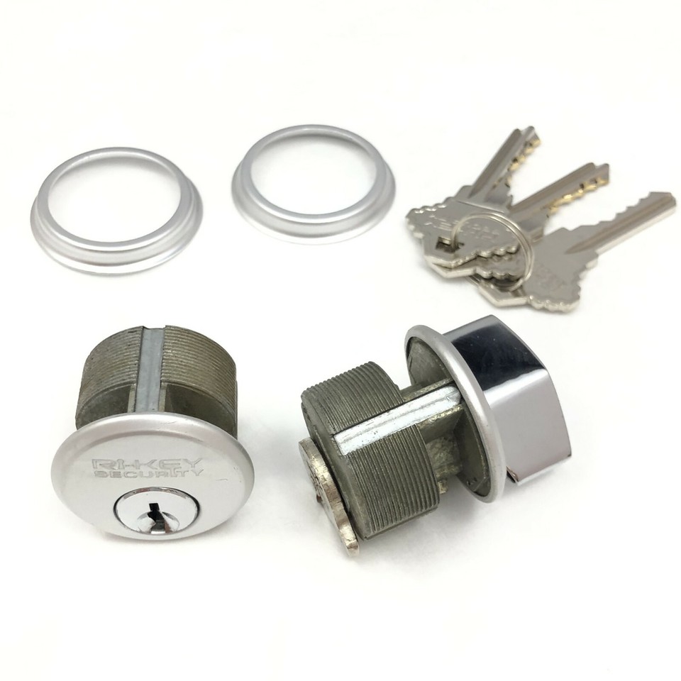 New Keyed and T-Turn Mortise Cylinders 1" for Store Front Door Adams ...