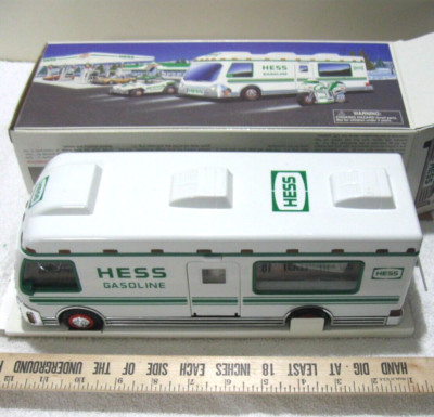 HESS GAS & OIL RECREATION VAN WITH DUNE BUGGY + CYCLE COLLECTIBLE TOY ...